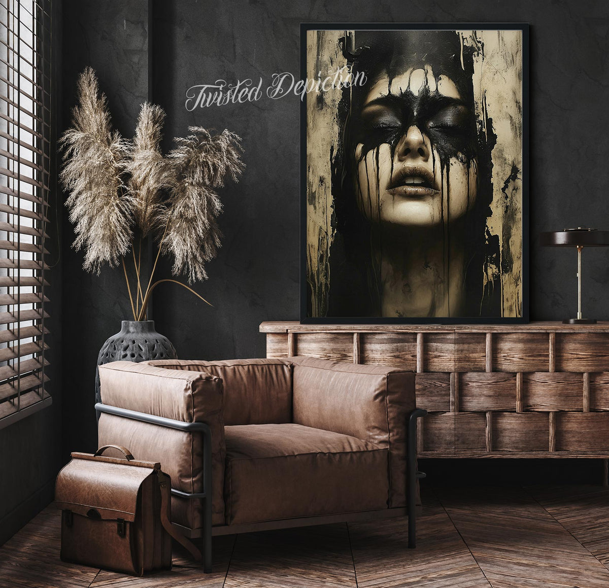 Black Void Painting – Twisted Depiction