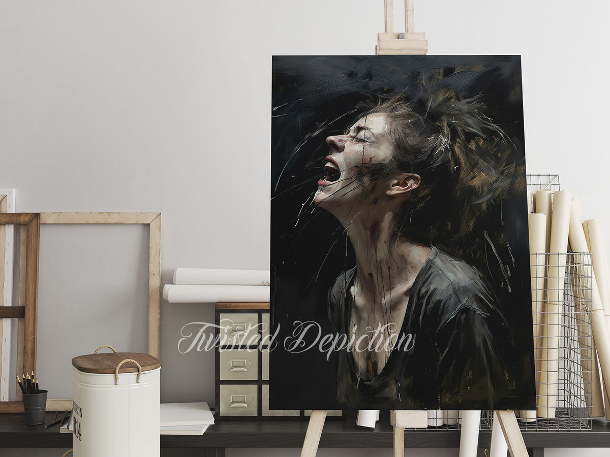 UNHINGED. ONE-OFF ART PIECE – Twisted Depiction